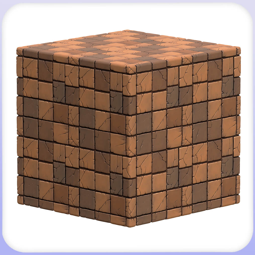 Stylized Tile Seamless Texture by zames1992d