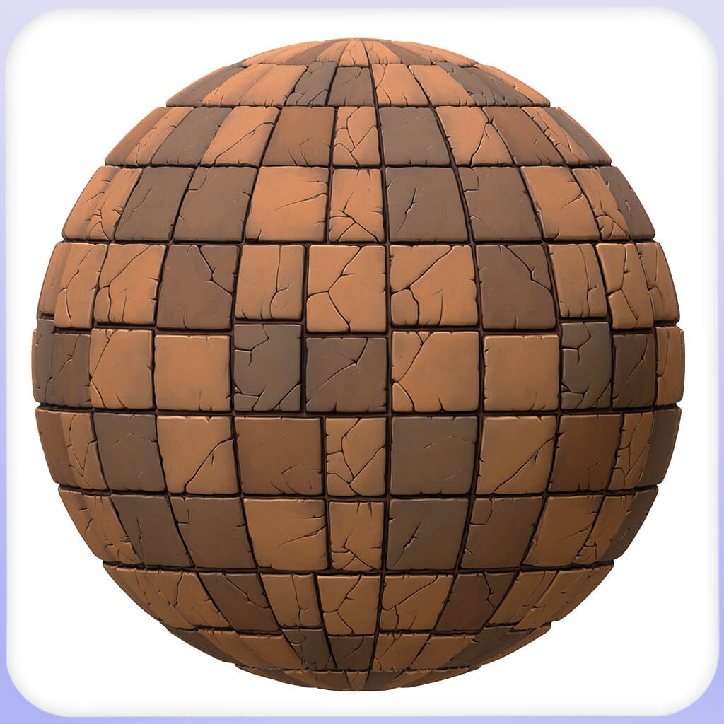 Stylized Tile Seamless Texture by zames1992d