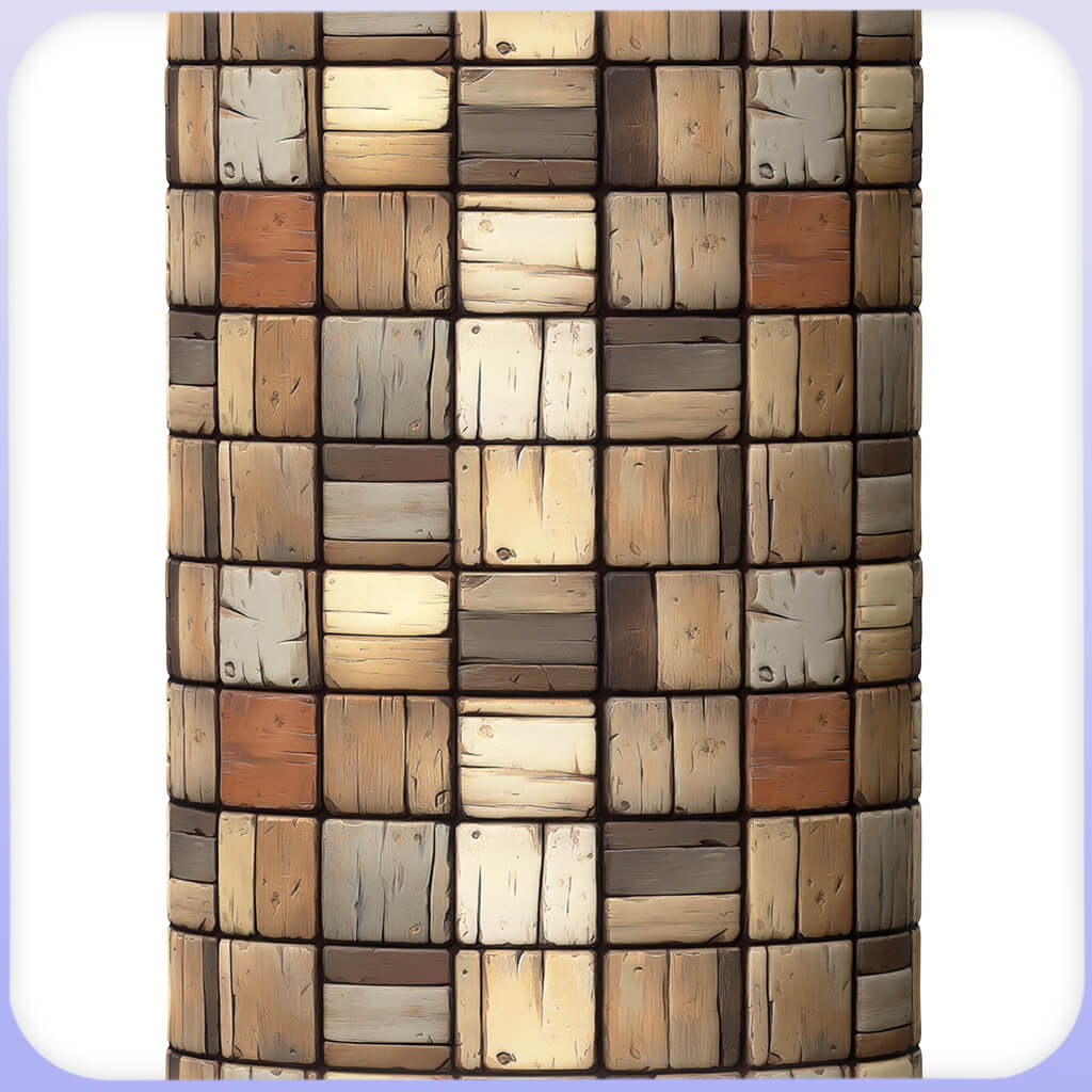 Stylized Tile Seamless Texture by zames1992d