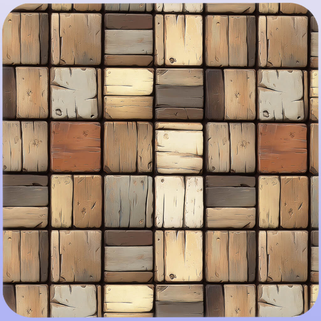 Stylized Tile Seamless Texture by zames1992d