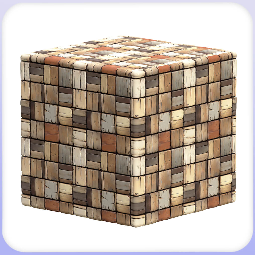 Stylized Tile Seamless Texture by zames1992d
