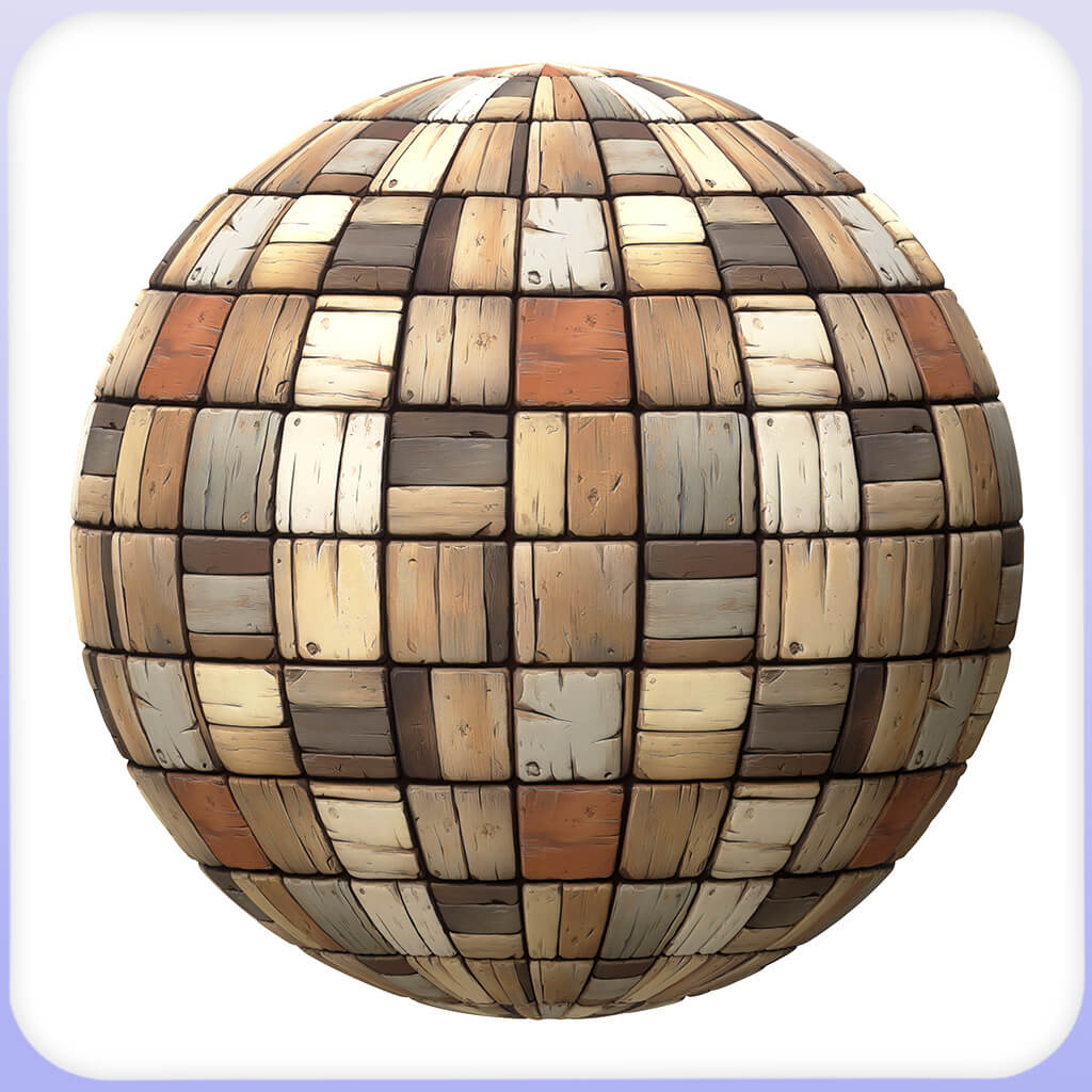 Stylized Tile Seamless Texture by zames1992d
