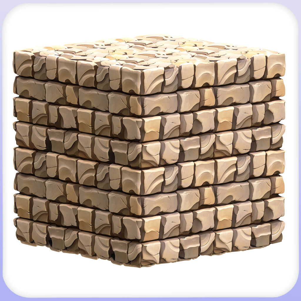 Stylized Tile Seamless Texture by zames1992d