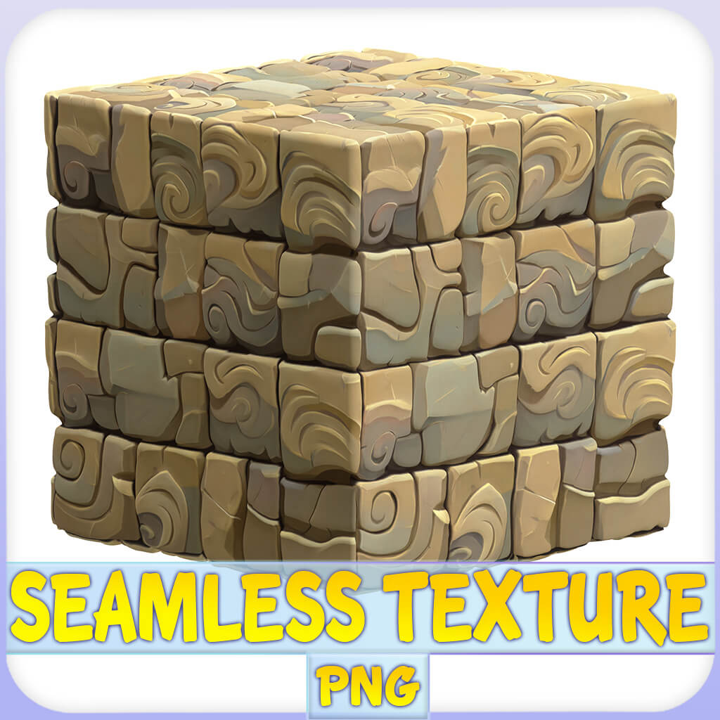 Stylized Tile Seamless Texture by zames1992d