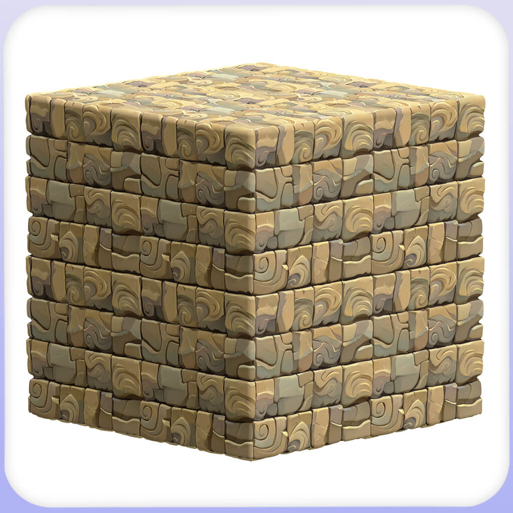 Stylized Tile Seamless Texture by zames1992d