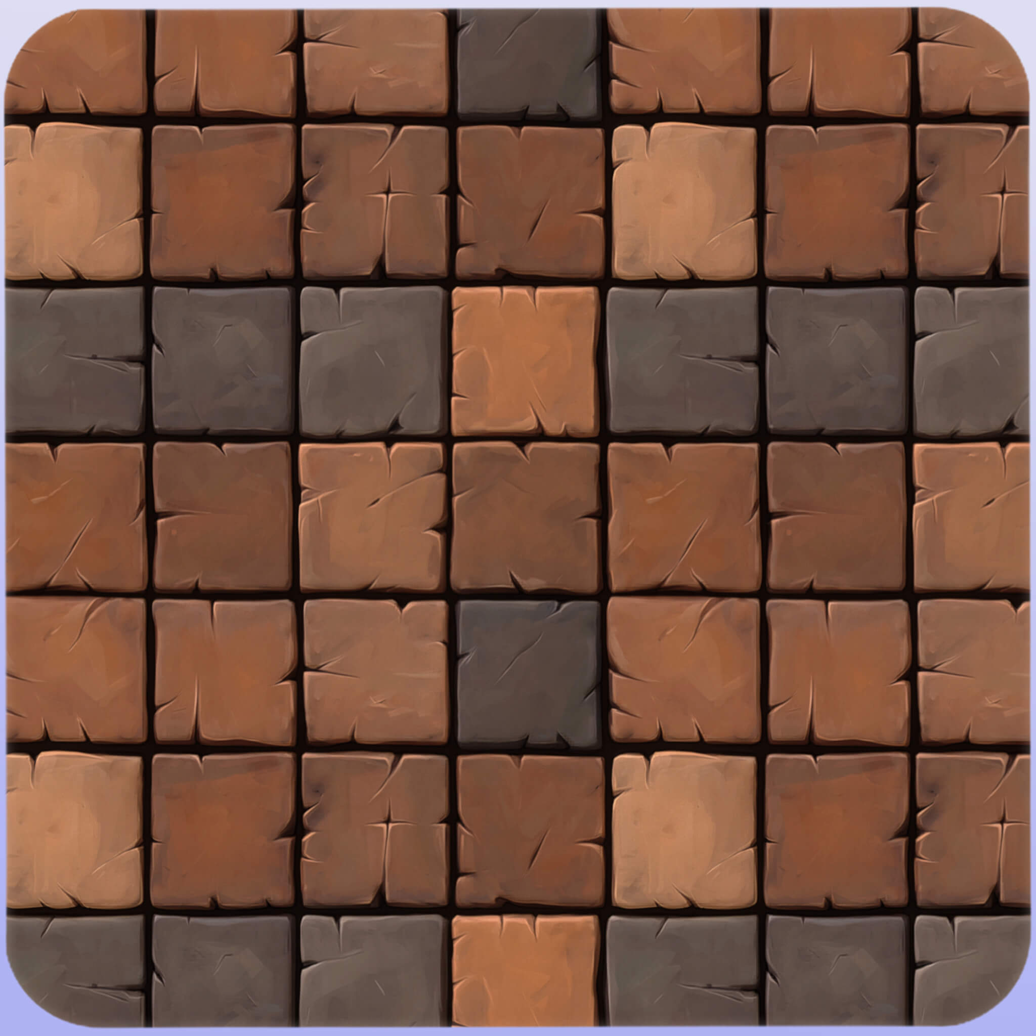 Stylized Tile Seamless Texture by zames1992d