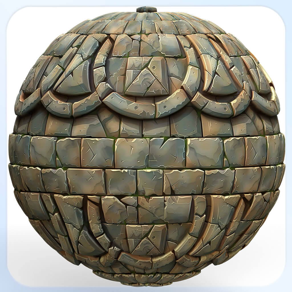 Stylized Wall Seamless Texture by zames1992d