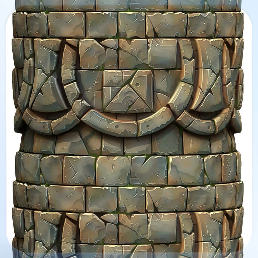 Stylized Wall Seamless Texture by zames1992d