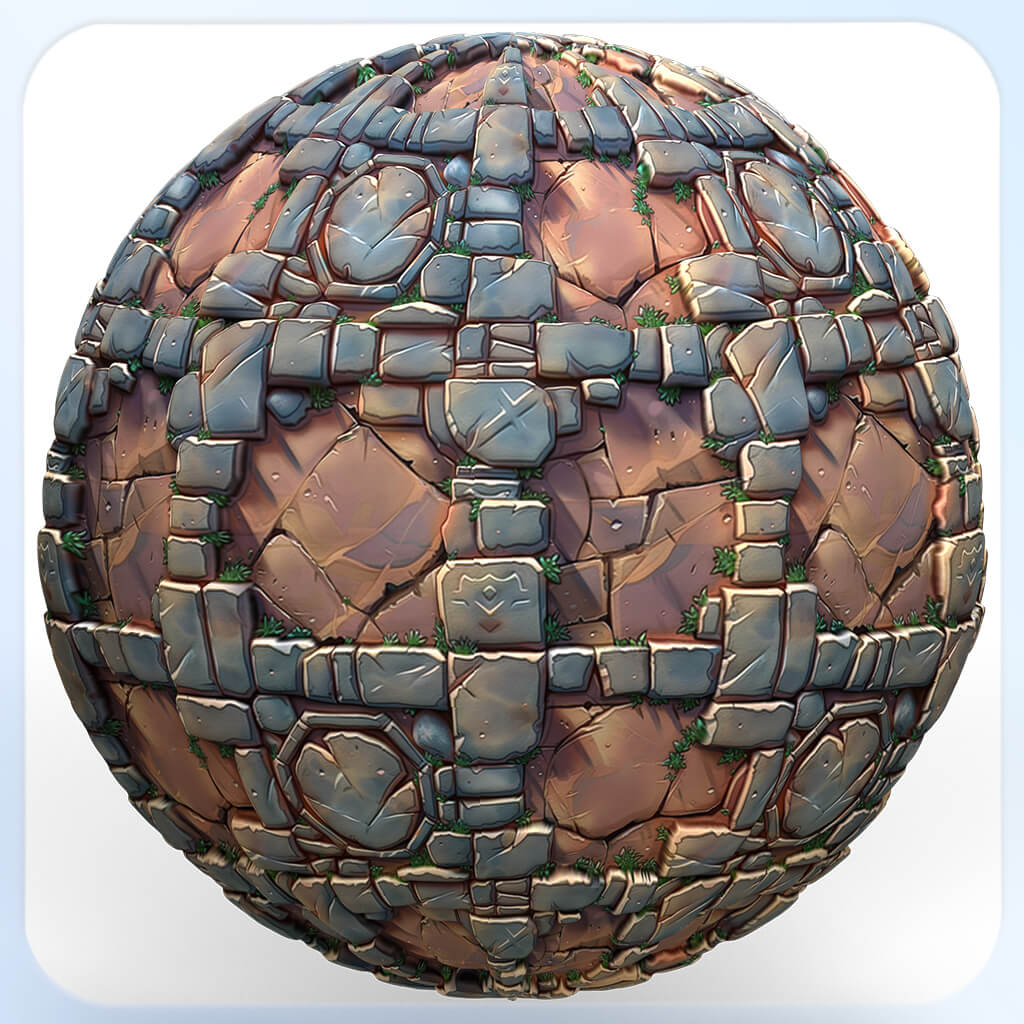 Stylized Wall Seamless Texture by zames1992d