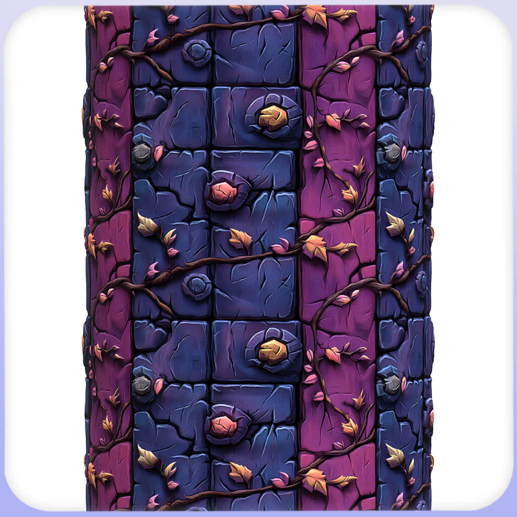 Stylized Wall Seamless Texture by zames1992d