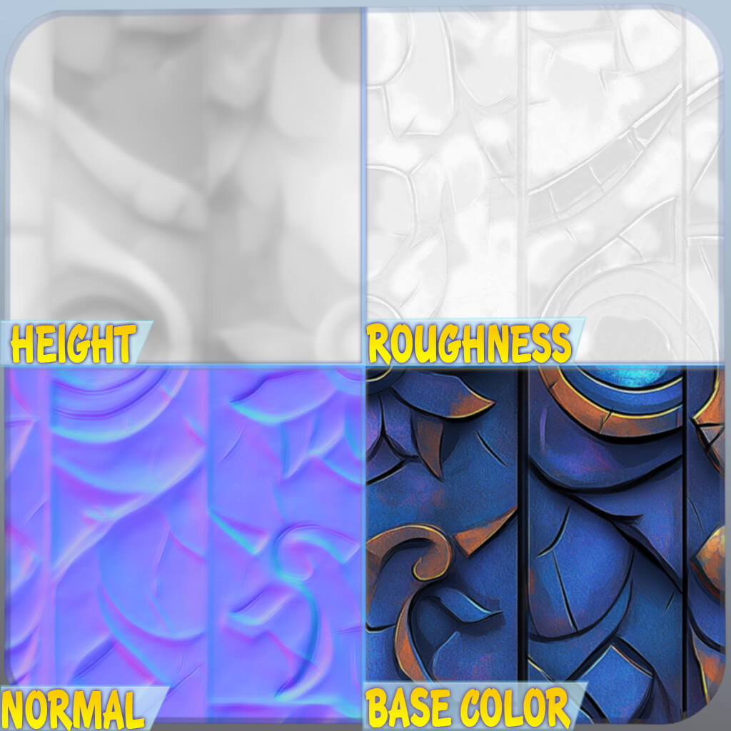 Stylized Wall Seamless Texture by zames1992d