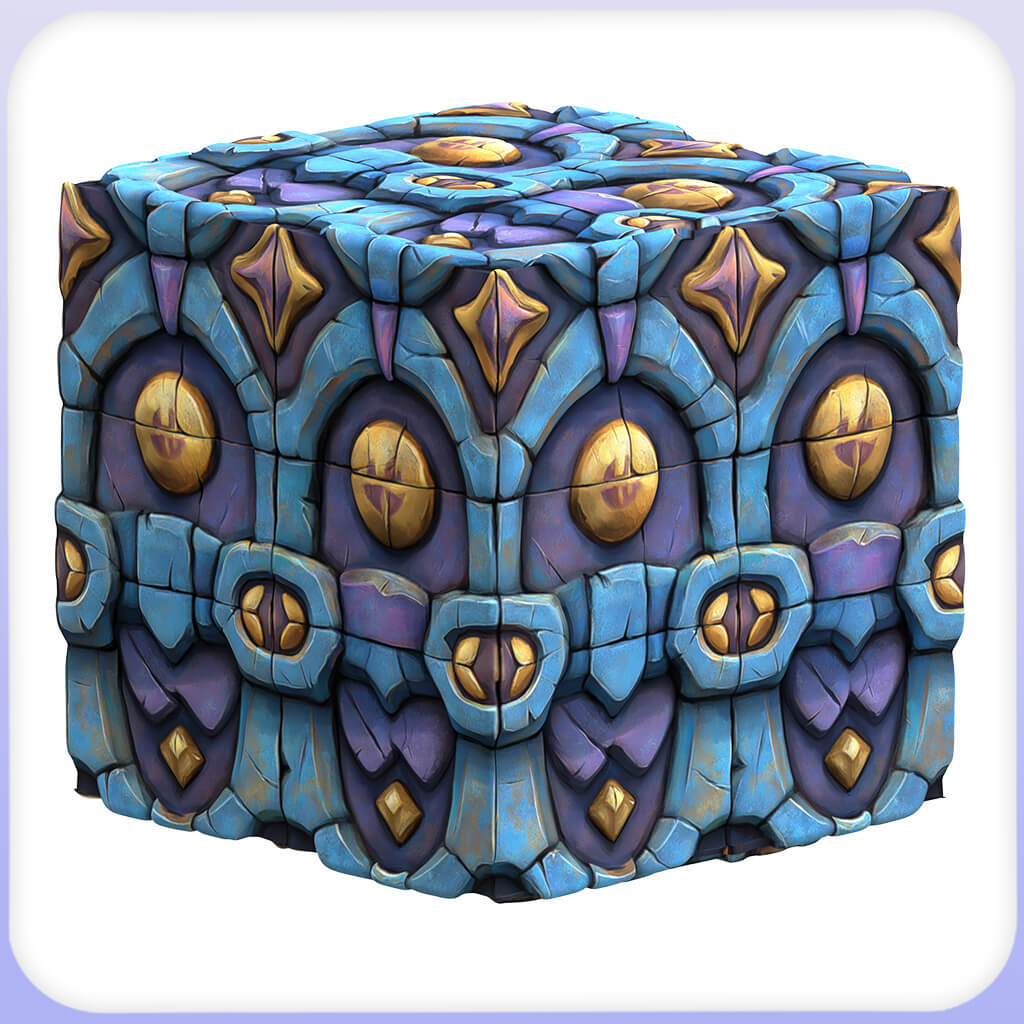 Stylized Wall Seamless Texture by zames1992d