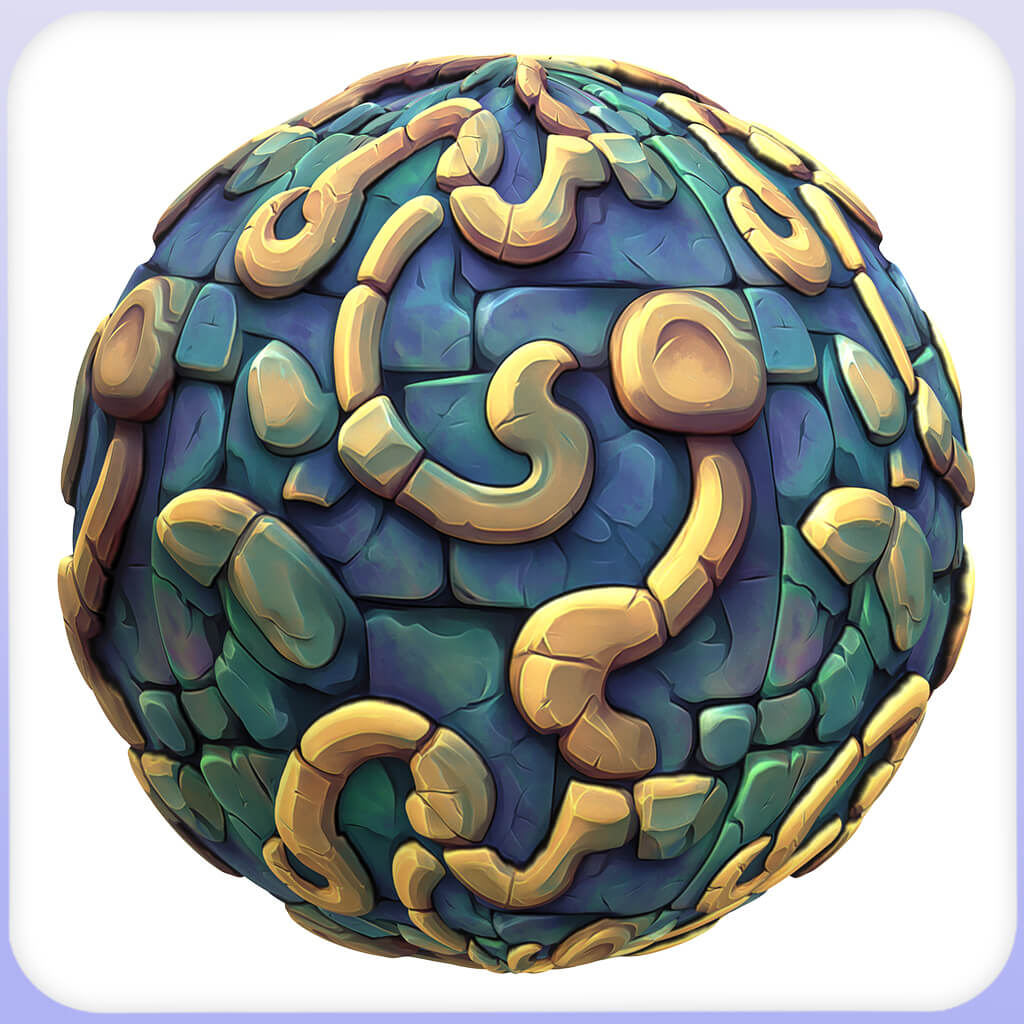 Stylized Wall Seamless Texture by zames1992d