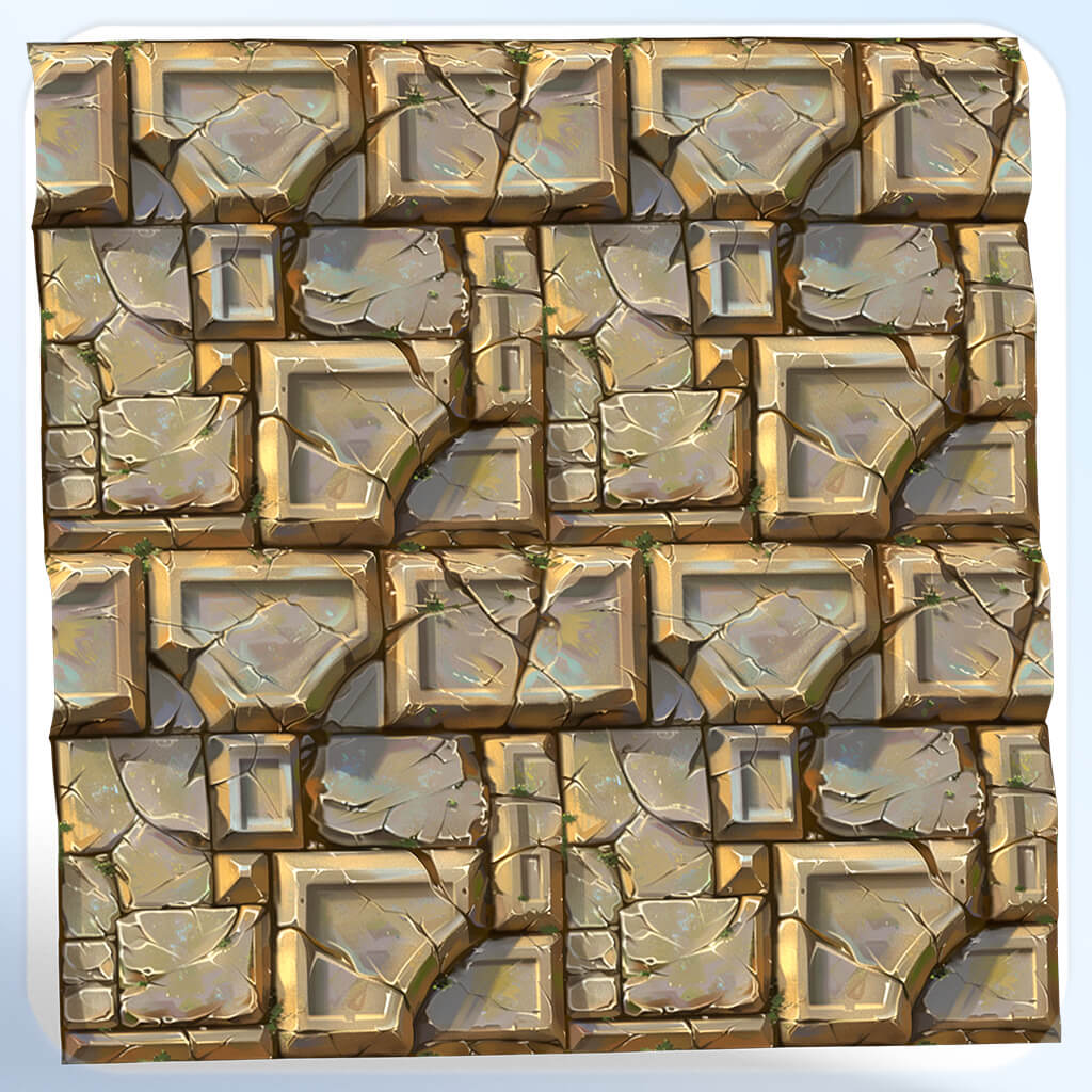 Stylized Wall Seamless Texture by zames1992d