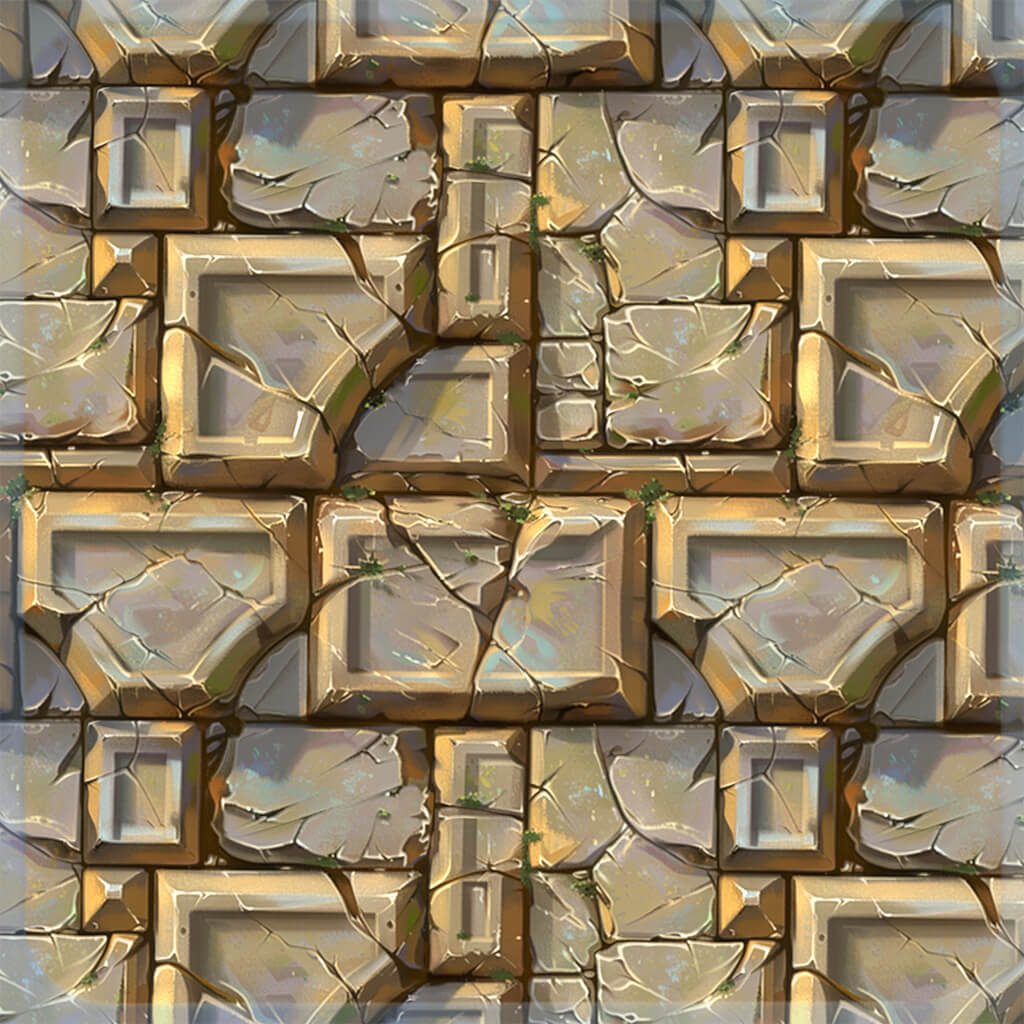 Stylized Wall Seamless Texture by zames1992d
