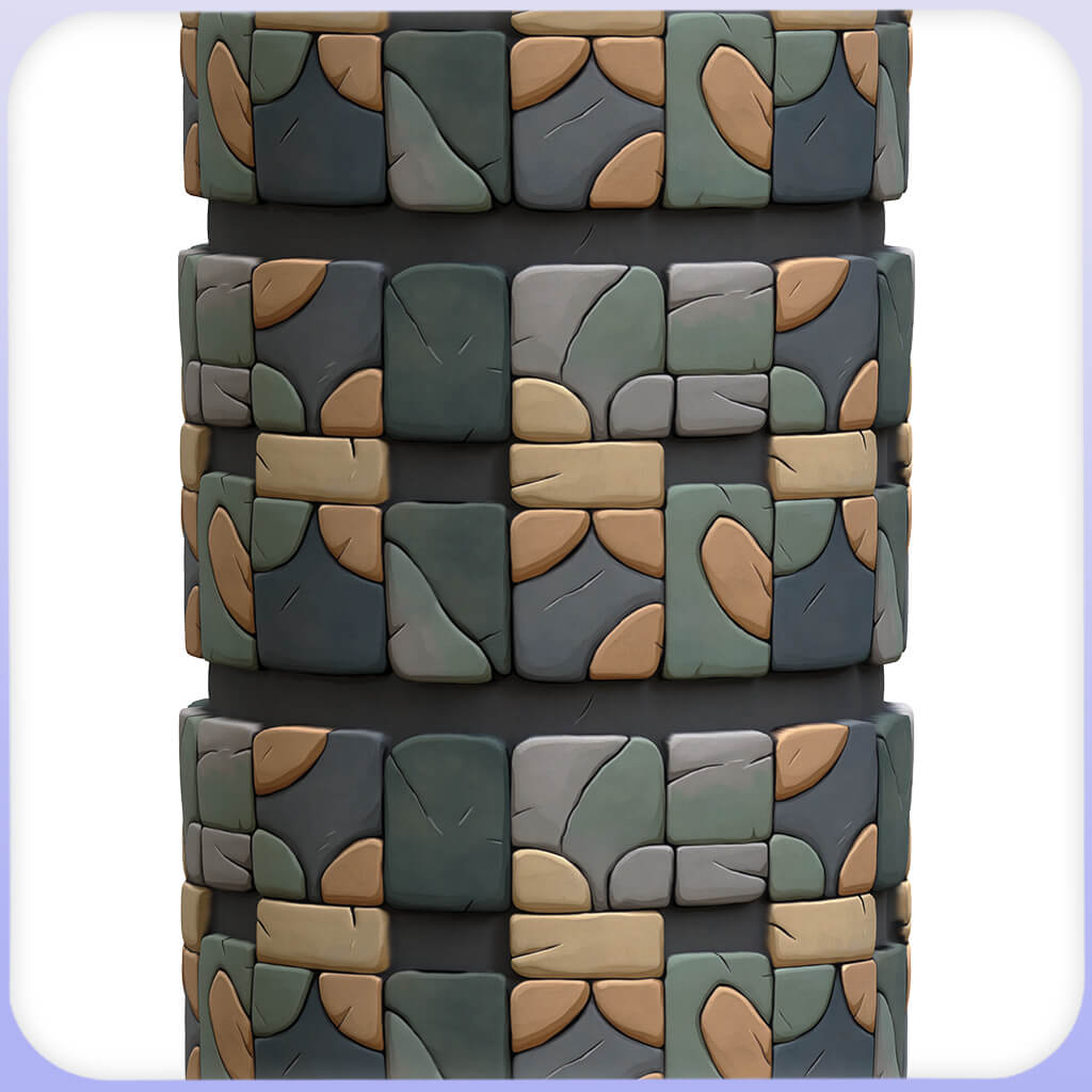 Stylized Wall Seamless Texture by zames1992d