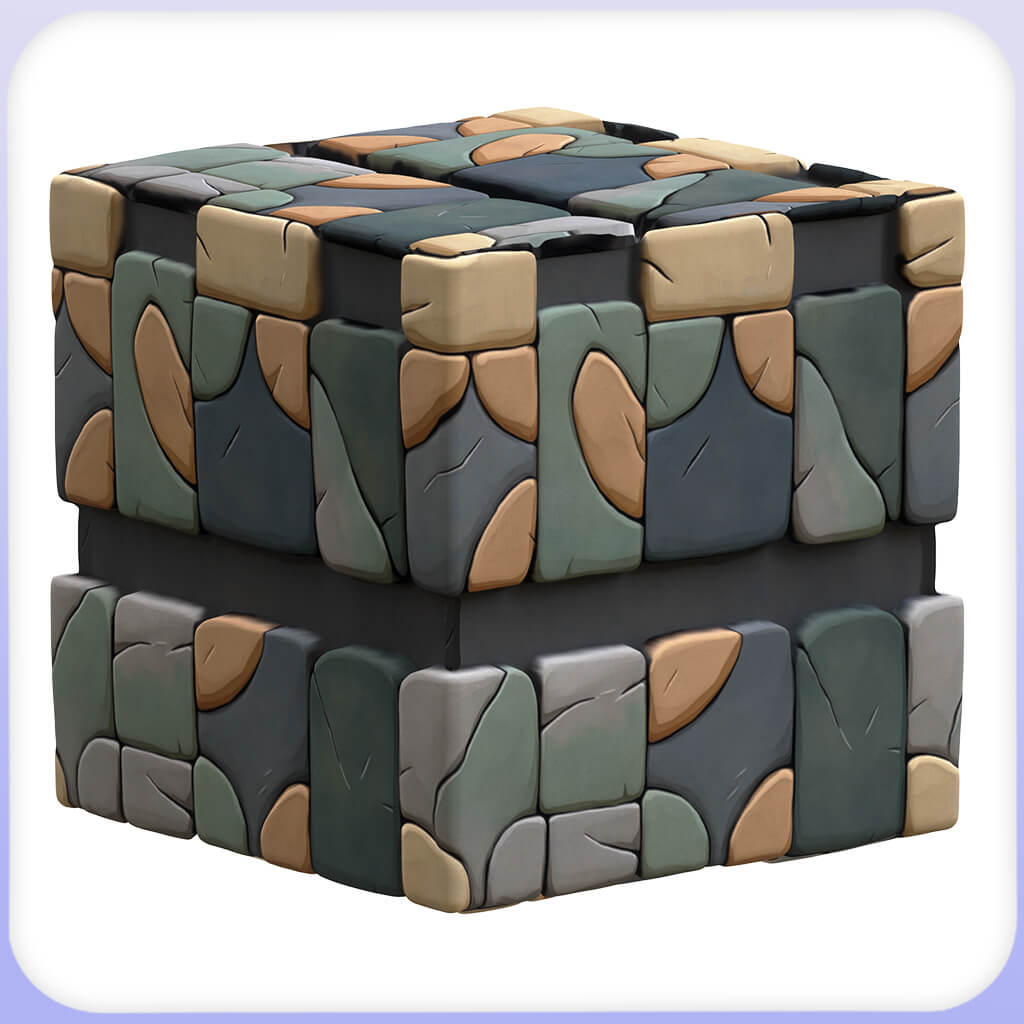 Stylized Wall Seamless Texture by zames1992d