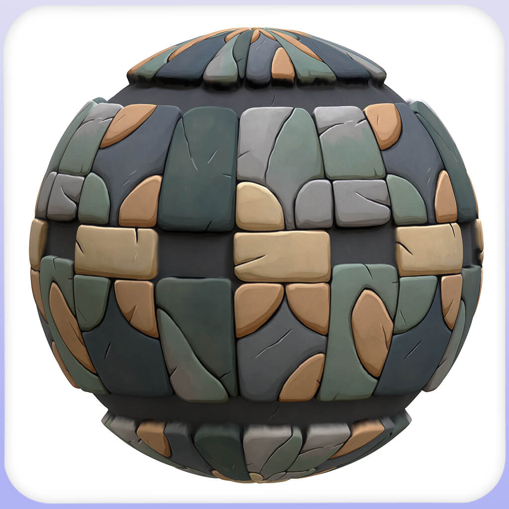 Stylized Wall Seamless Texture by zames1992d