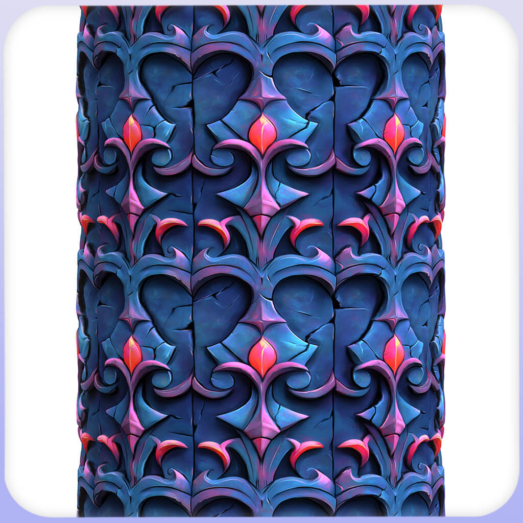 Stylized Wall Seamless Texture by zames1992d