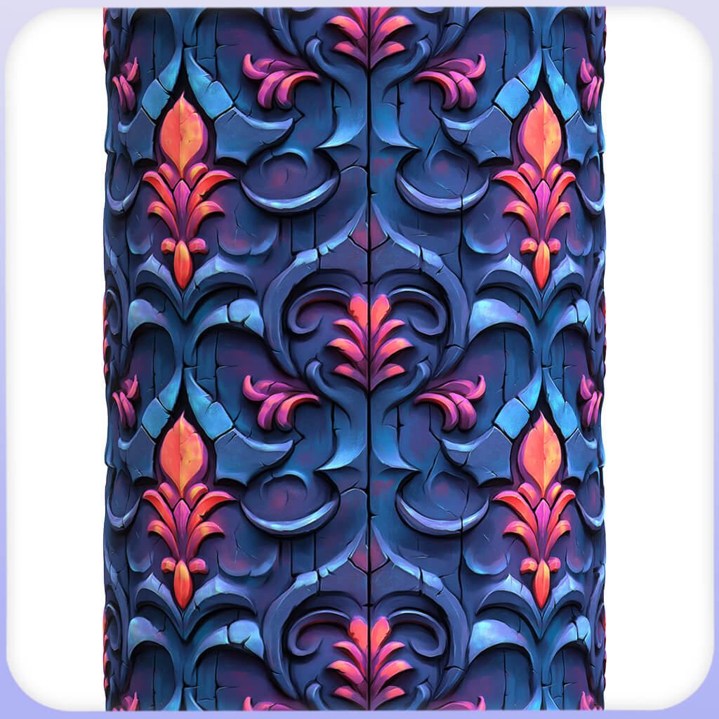 Stylized Wall Seamless Texture by zames1992d