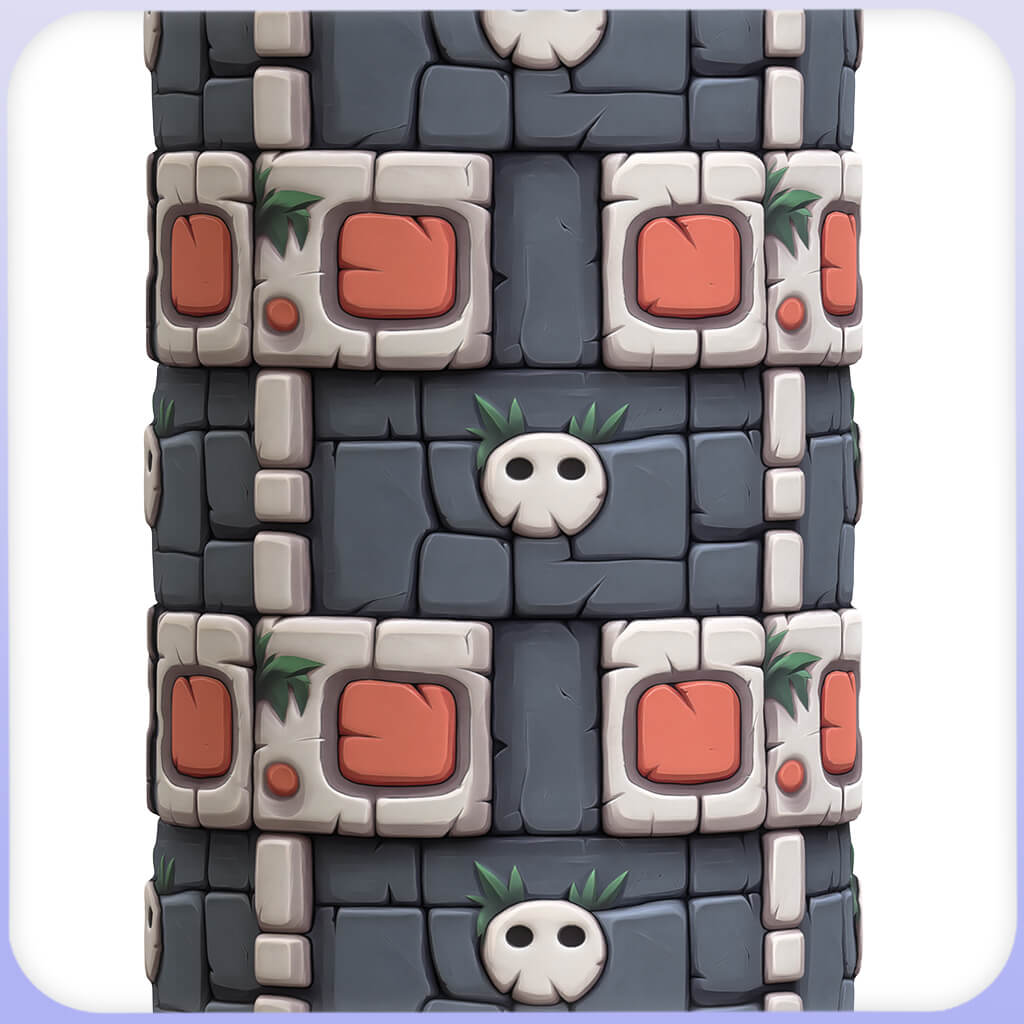 Stylized Wall Seamless Texture by zames1992d