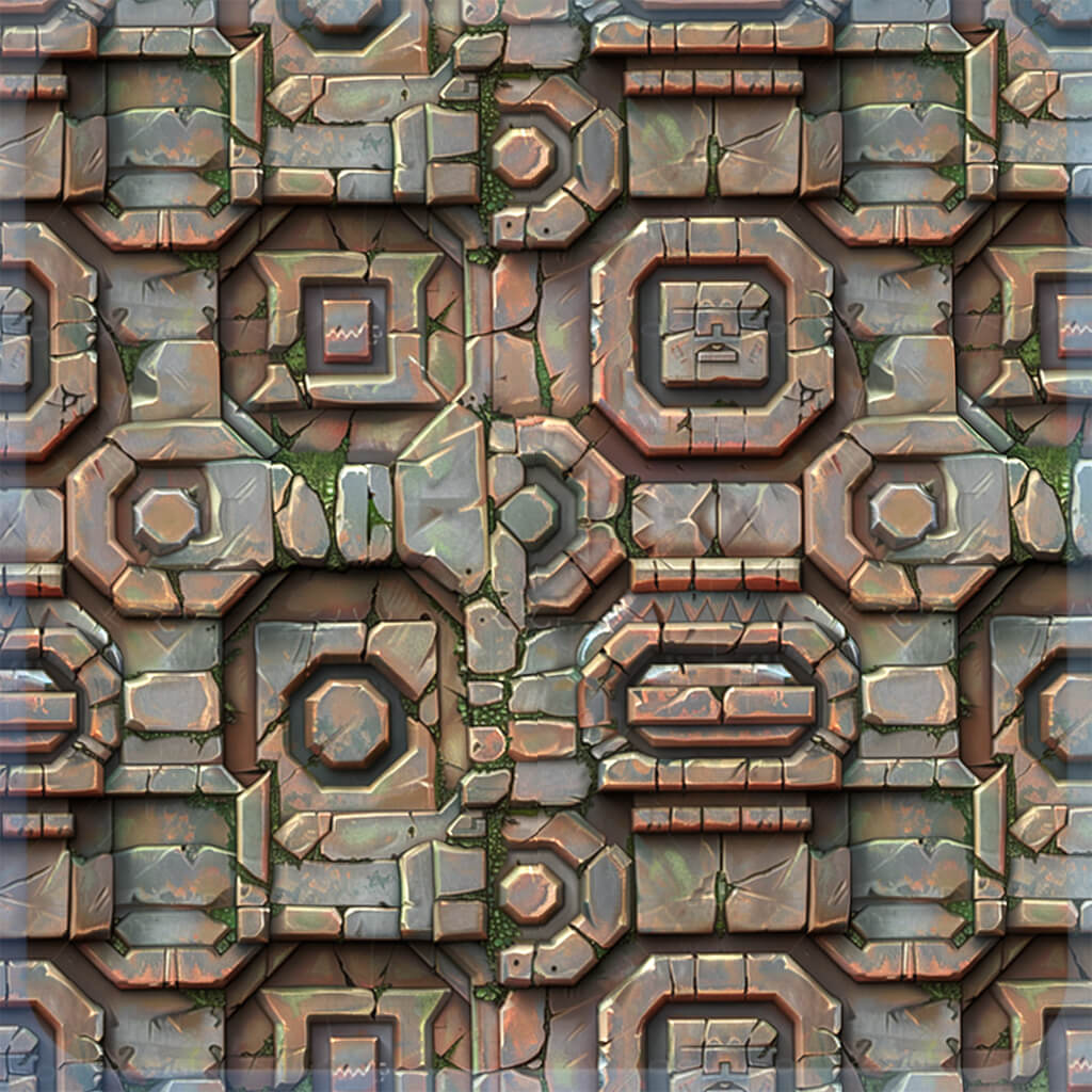 Stylized Wall Seamless Texture by zames1992d