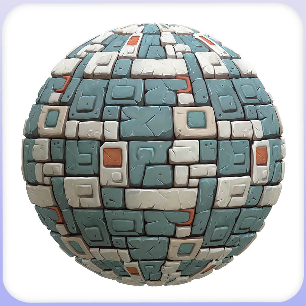 Stylized Wall Seamless Texture by zames1992d