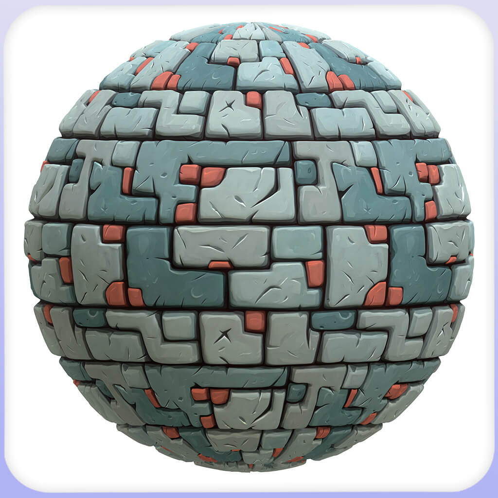Stylized Wall Seamless Texture by zames1992d