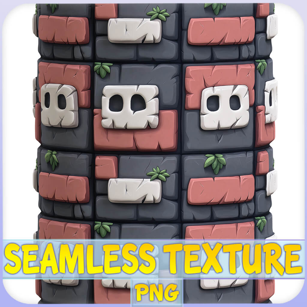 Stylized Wall Seamless Texture by zames1992d