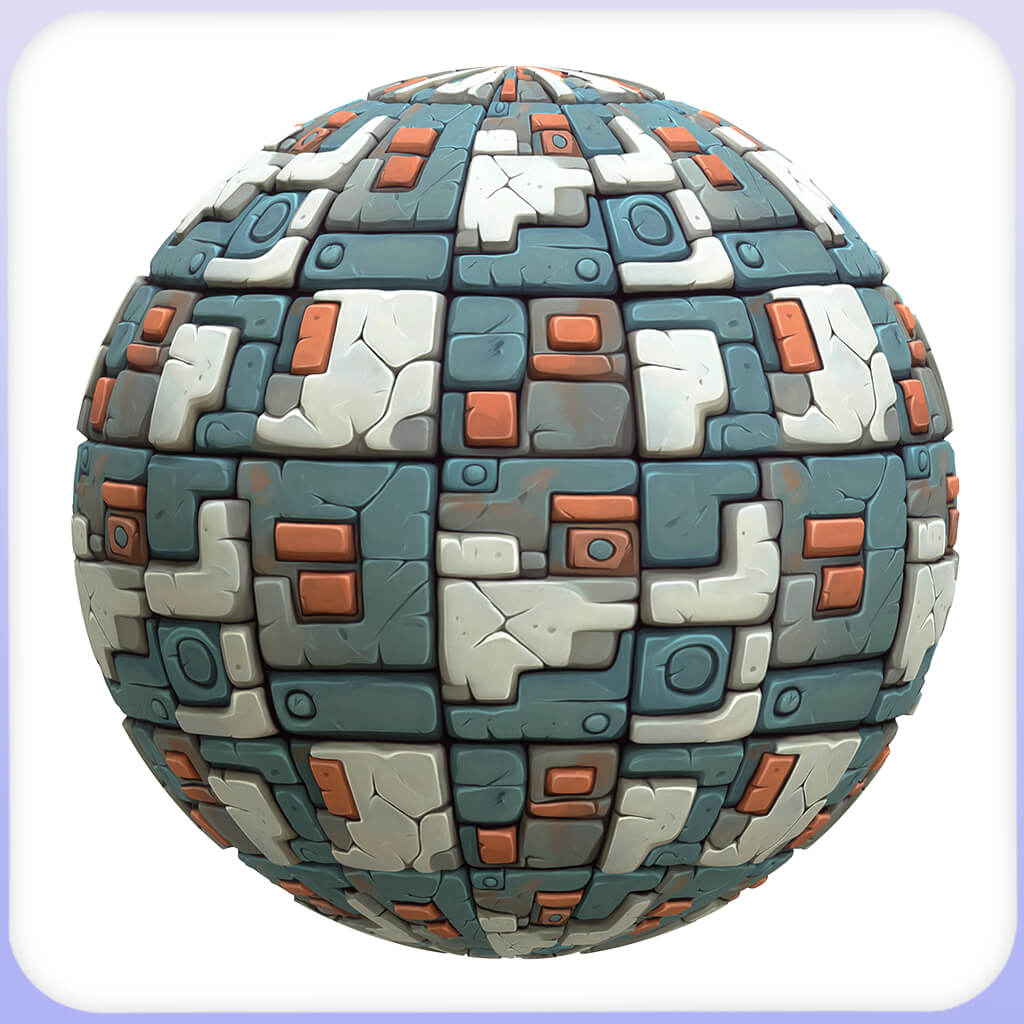 Stylized Wall Seamless Texture by zames1992d