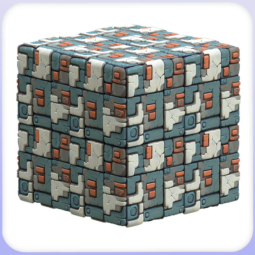 Stylized Wall Seamless Texture by zames1992d