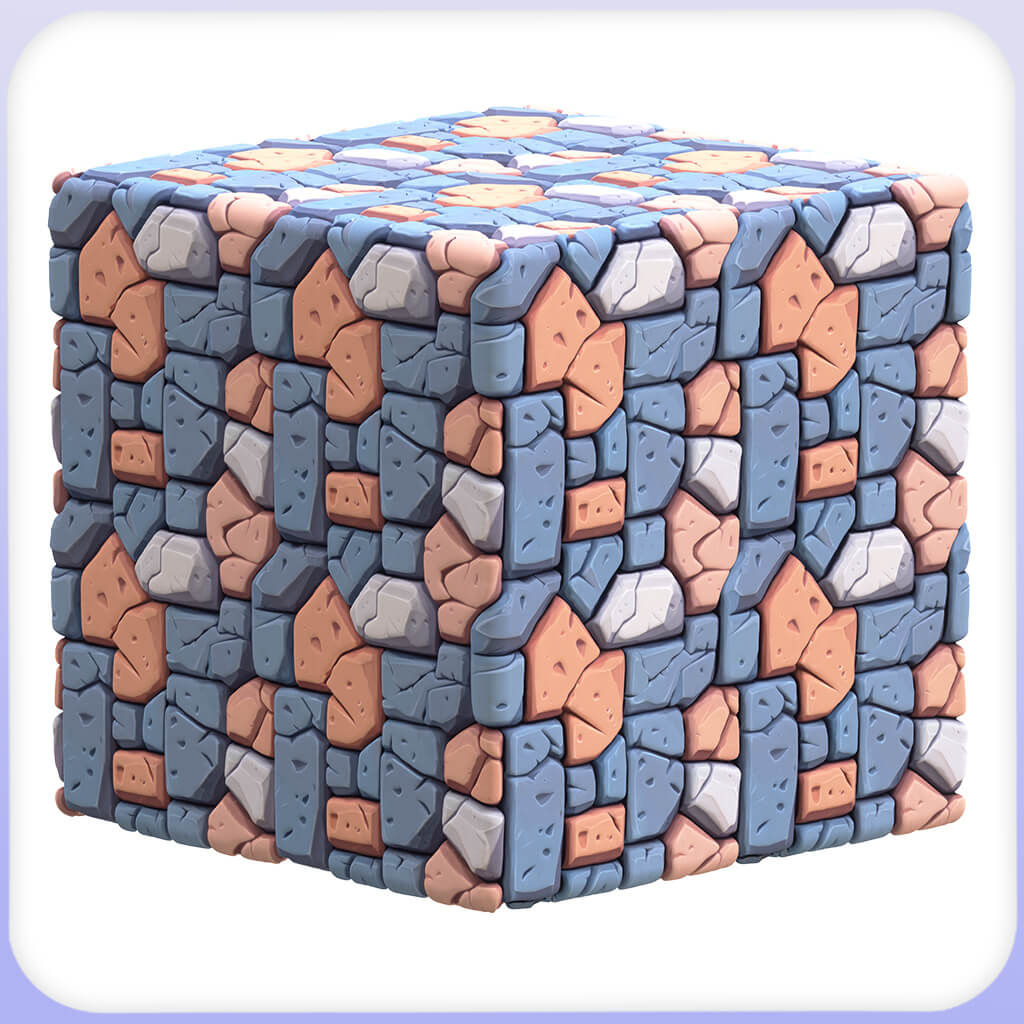 Stylized Wall Seamless Texture by zames1992d