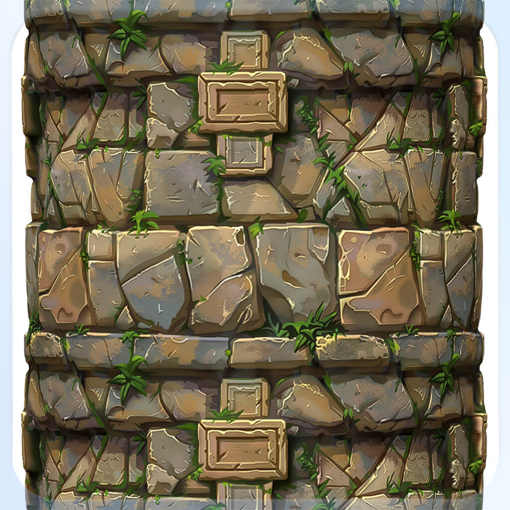 Stylized Wall Seamless Texture by zames1992d