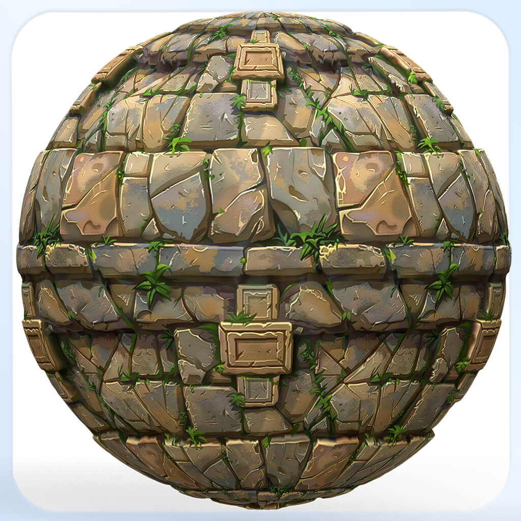 Stylized Wall Seamless Texture by zames1992d