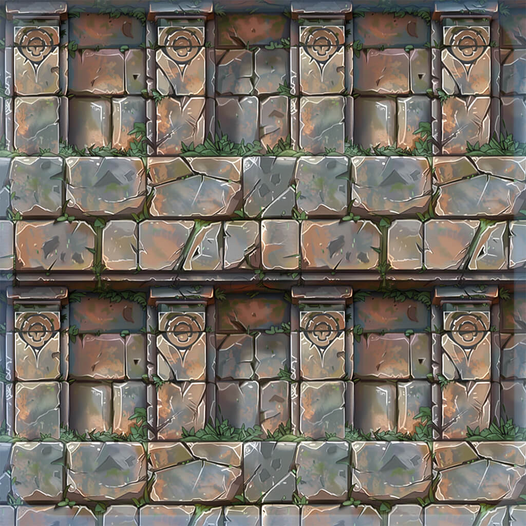Stylized Wall Seamless Texture by zames1992d