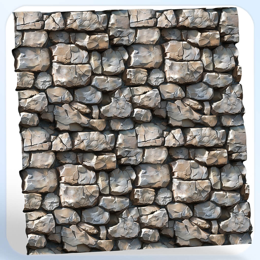 Stylized Wall Seamless Texture by zames1992d