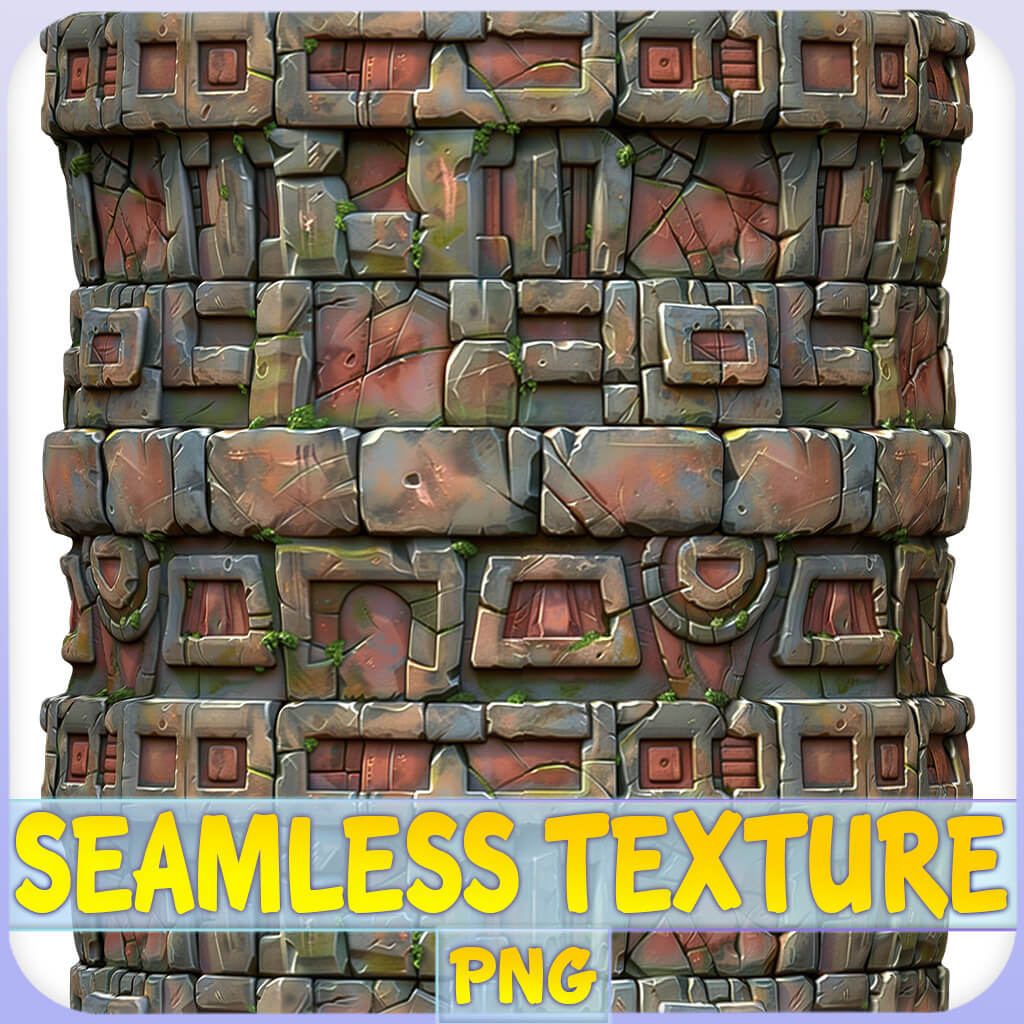 Stylized Wall Seamless Texture by zames1992d