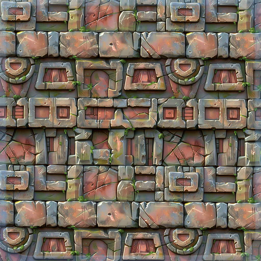 Stylized Wall Seamless Texture by zames1992d