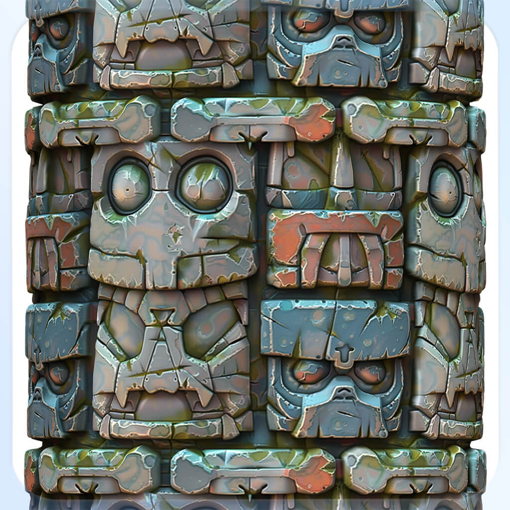 Stylized Wall Seamless Texture by zames1992d