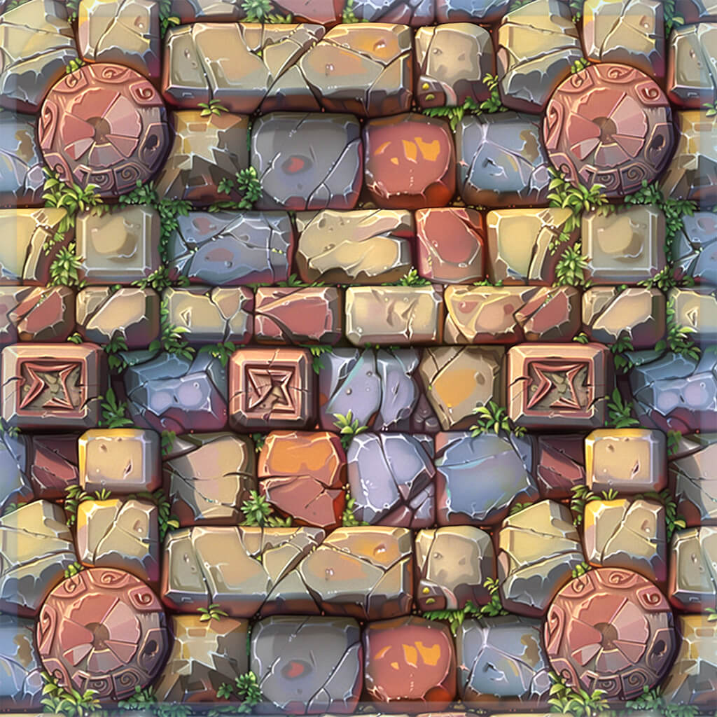 Stylized Wall Seamless Texture by zames1992d