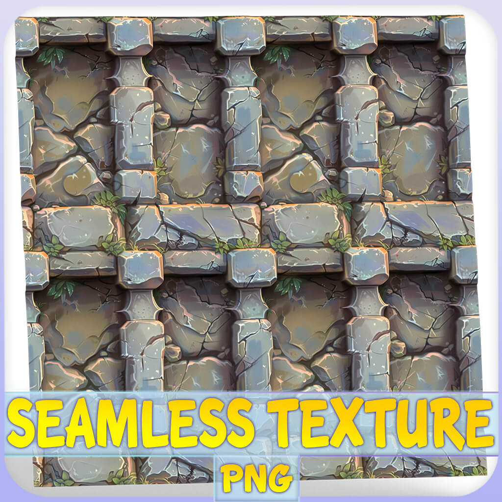 Stylized Wall Seamless Texture by zames1992d