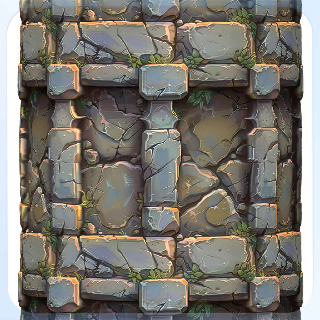 Stylized Wall Seamless Texture by zames1992d