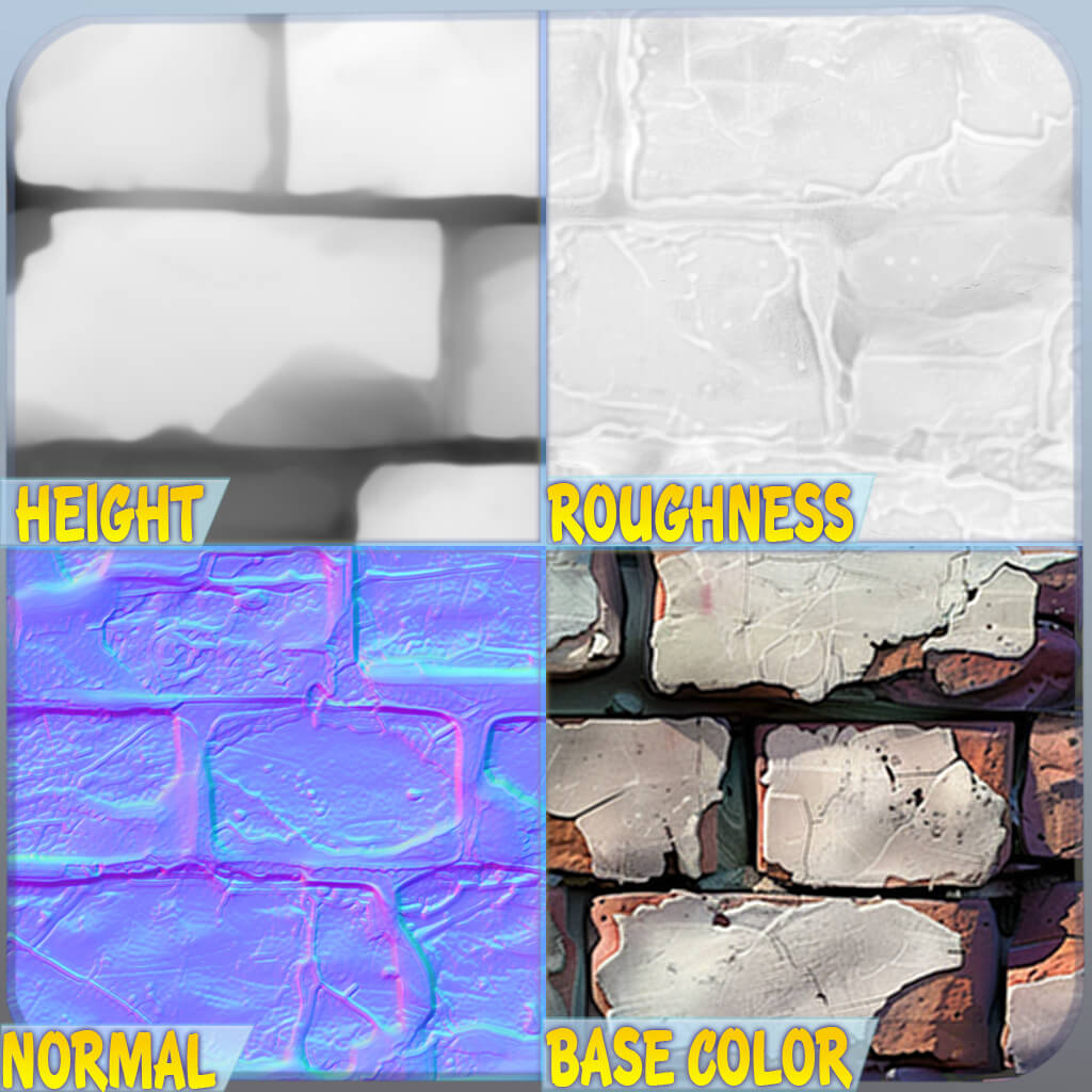 Stylized Wall Seamless Texture by zames1992d