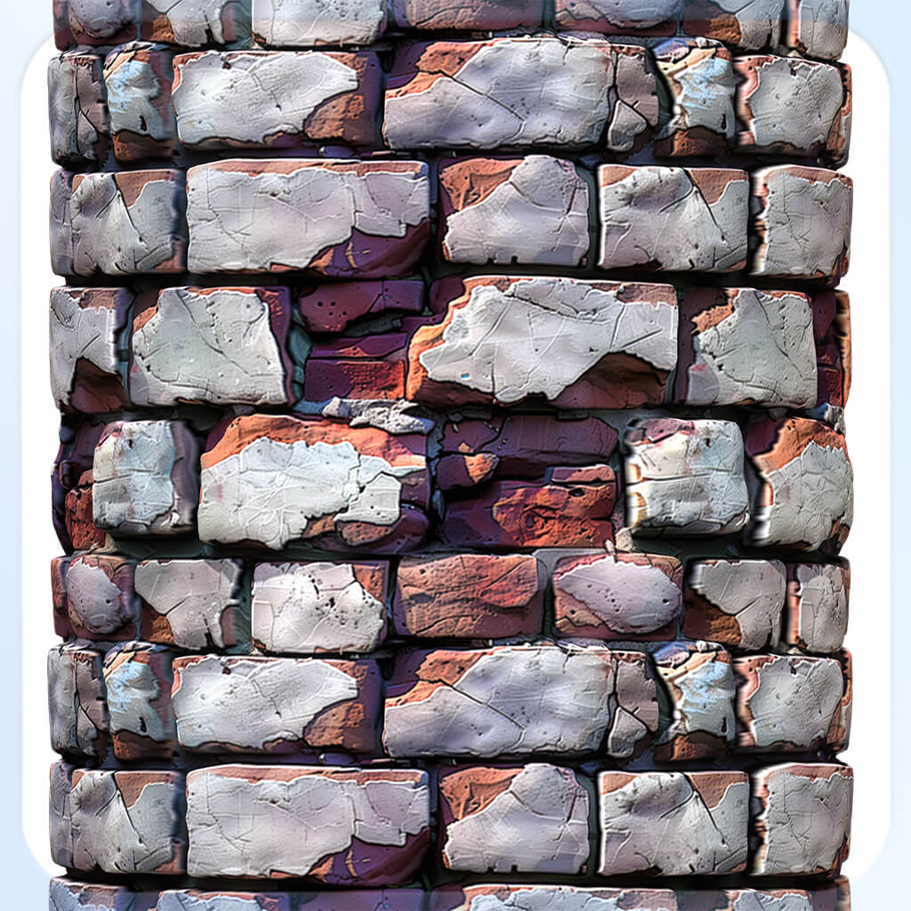 Stylized Wall Seamless Texture by zames1992d