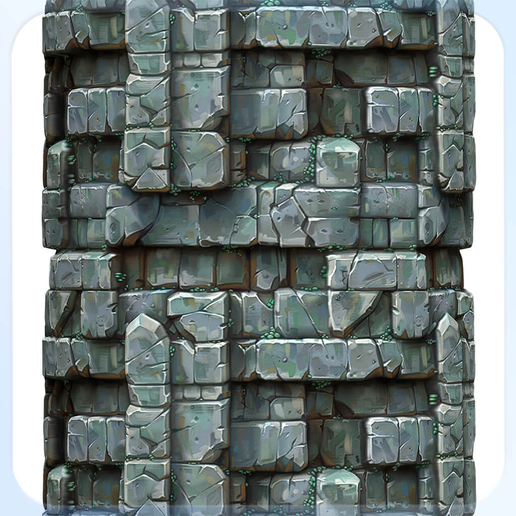 Stylized Wall Seamless Texture by zames1992d