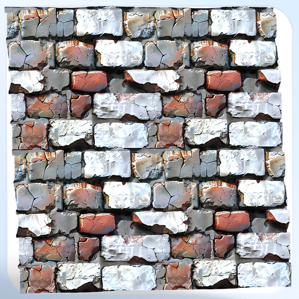 Stylized Wall Seamless Texture by zames1992d