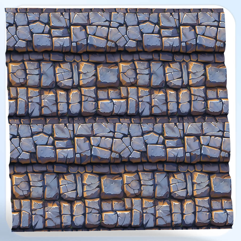 Stylized Wall Seamless Texture by zames1992d