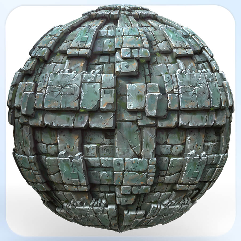 Stylized Wall Seamless Texture by zames1992d