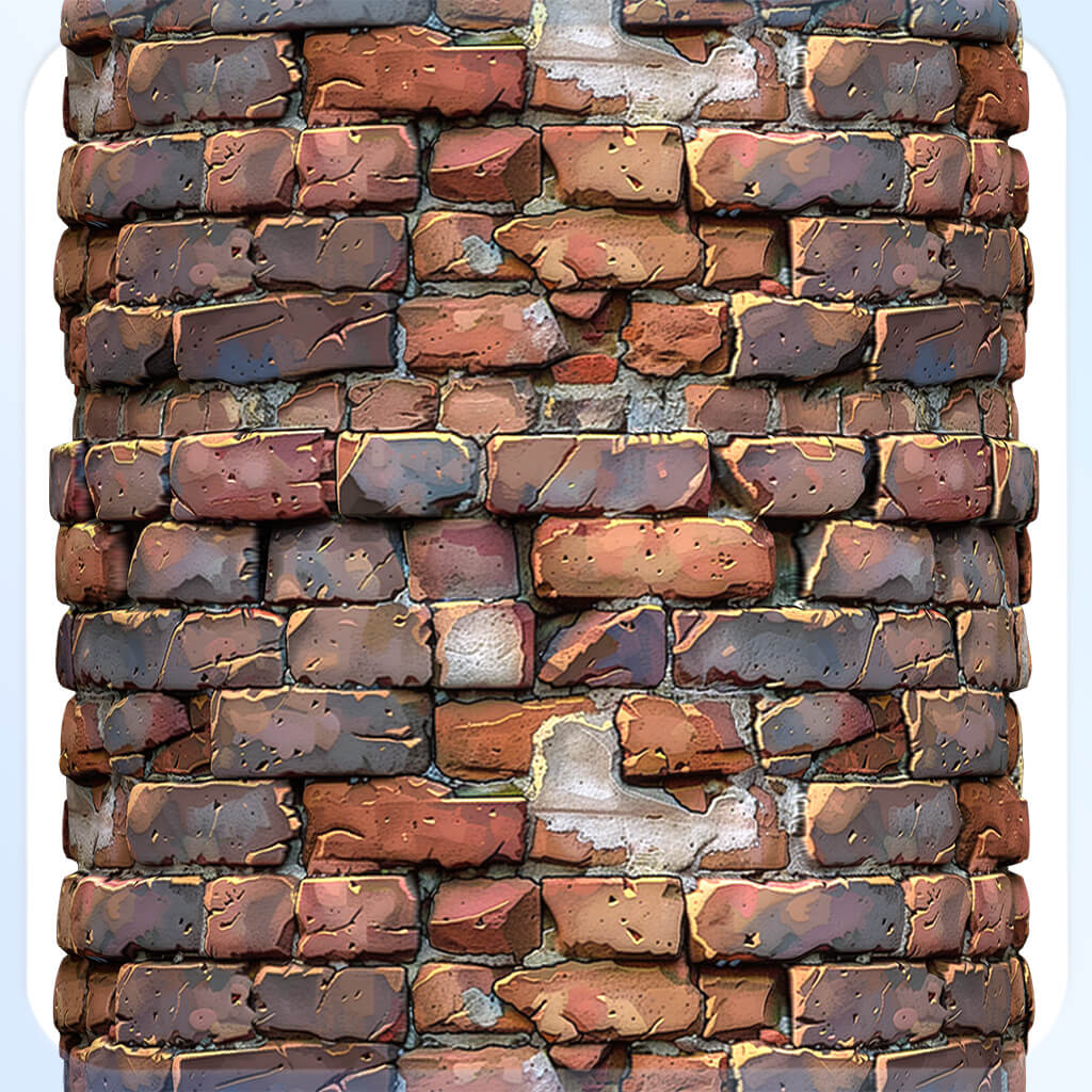 Stylized Wall Seamless Texture by zames1992d