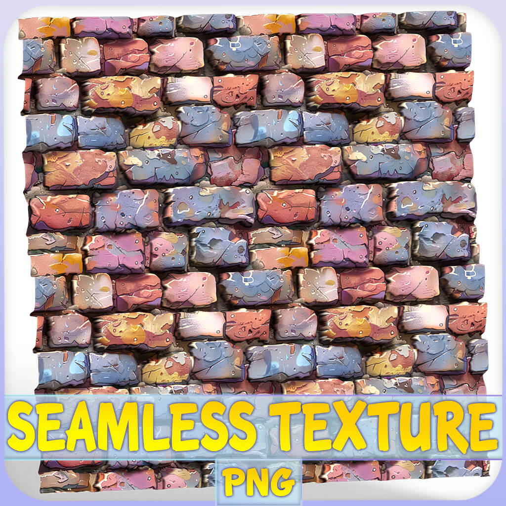 Stylized Wall Seamless Texture by zames1992d